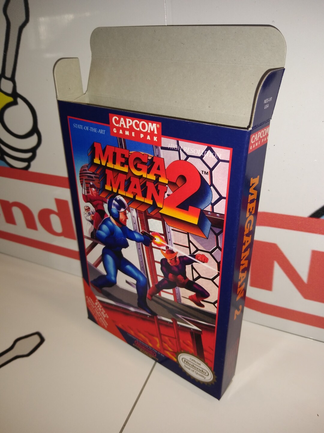 Mega Man 2 Replacement Box - Nintendo NES - Highest Quality Boxes in ...