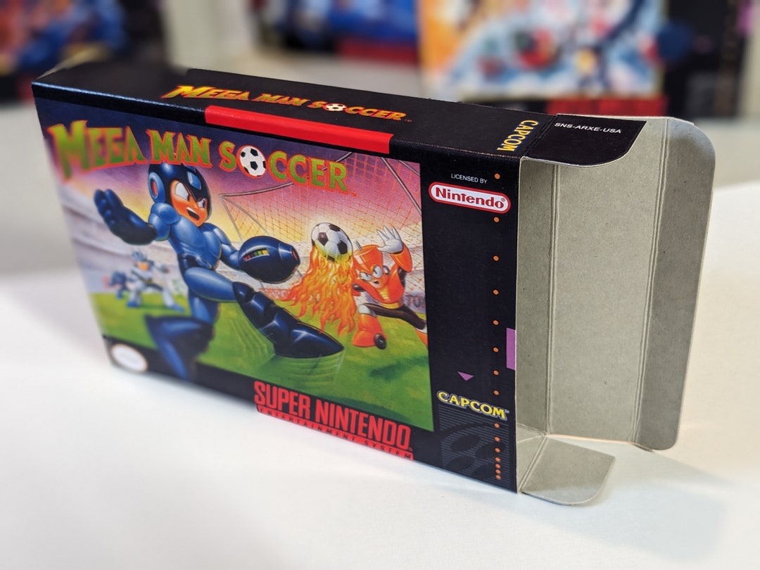 Mega Man Soccer Replacement Box - Super Nintendo SNES - Highest Quality ...