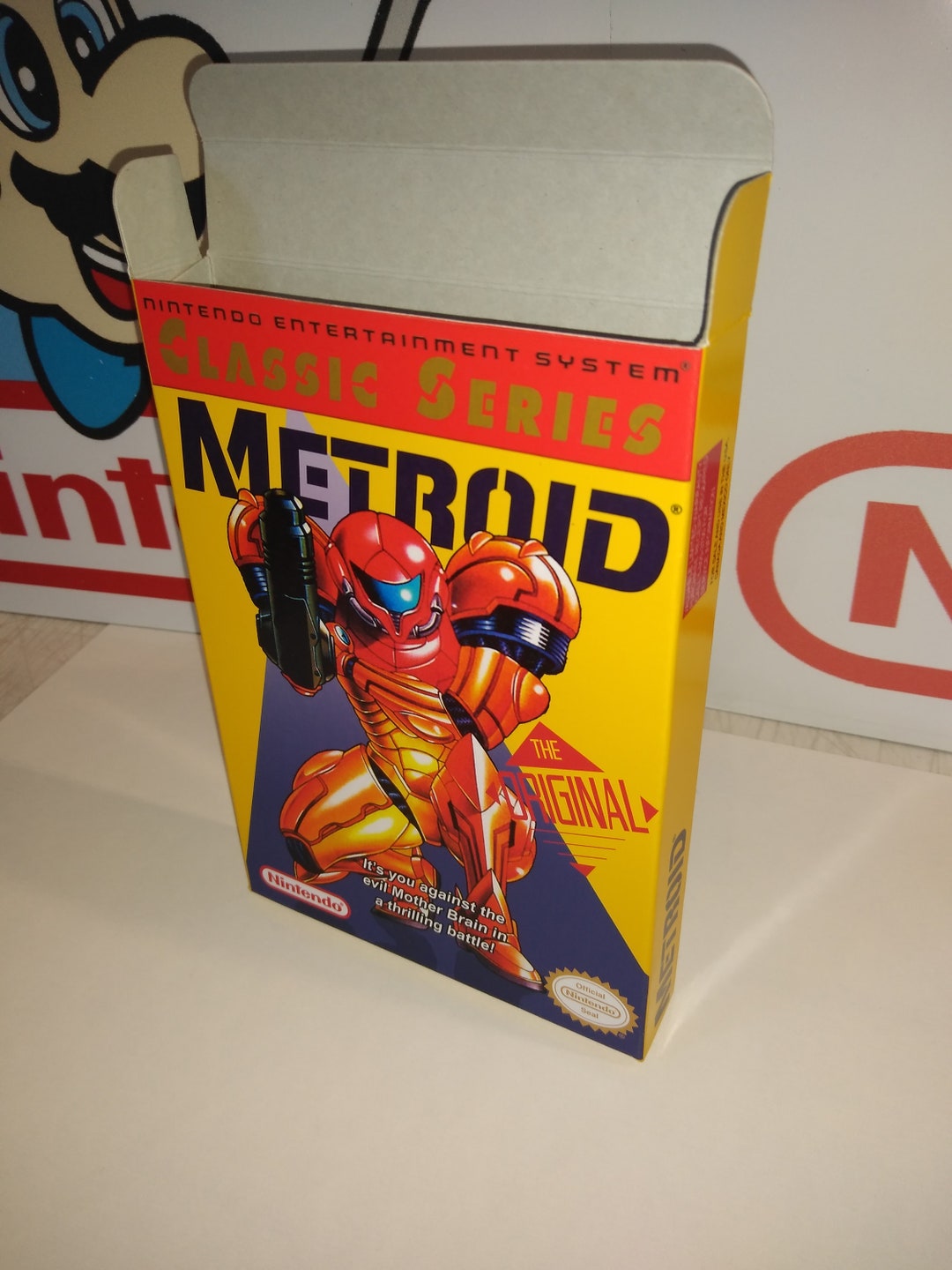 Metroid -classic Series- Replacement Box - Nintendo NES - Highest ...
