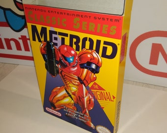 Nintendo Nes Metroid Box - Etsy