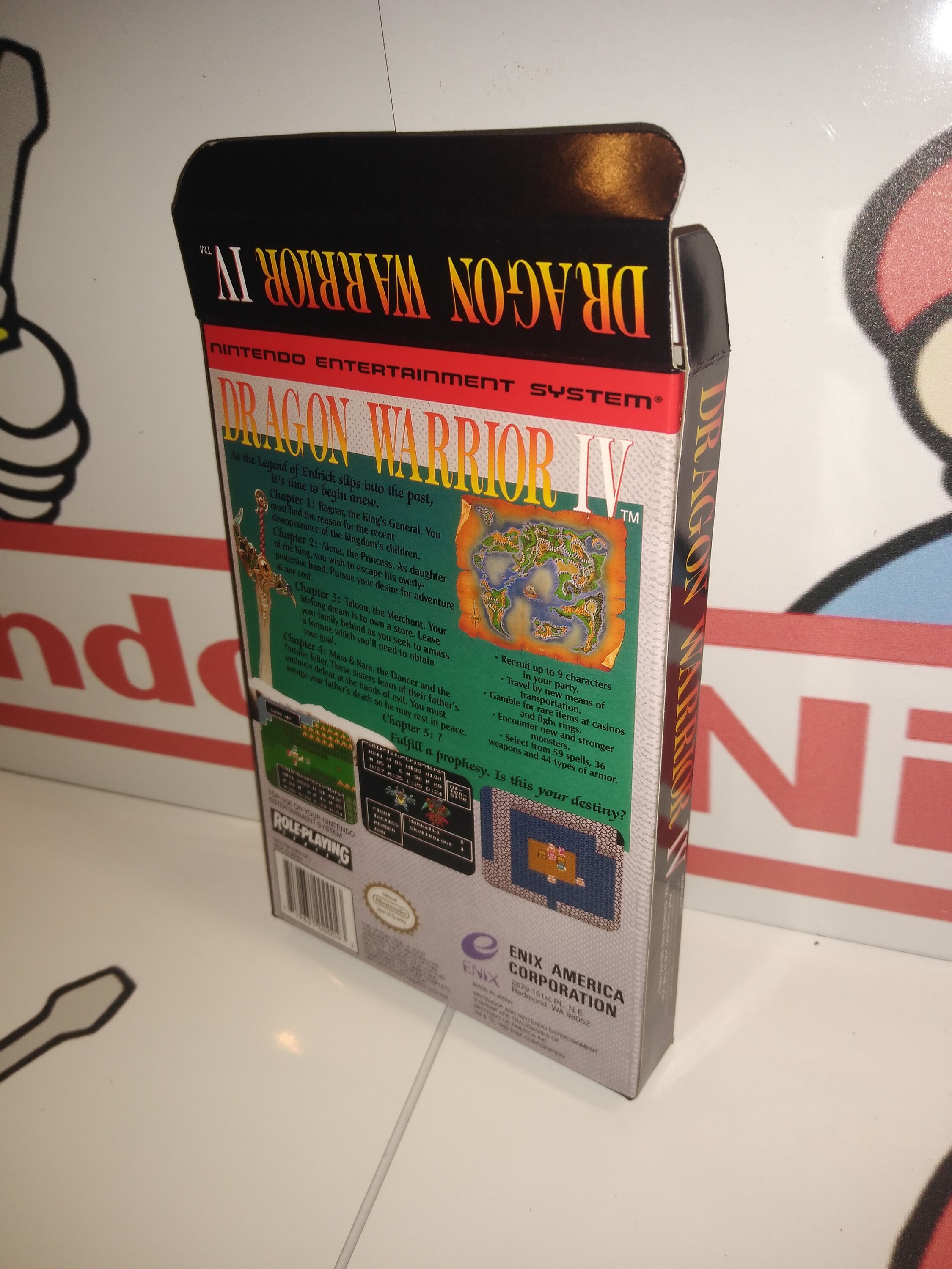 Dragon Warrior 4 IV Replacement Box Dragon Quest Nintendo - Etsy