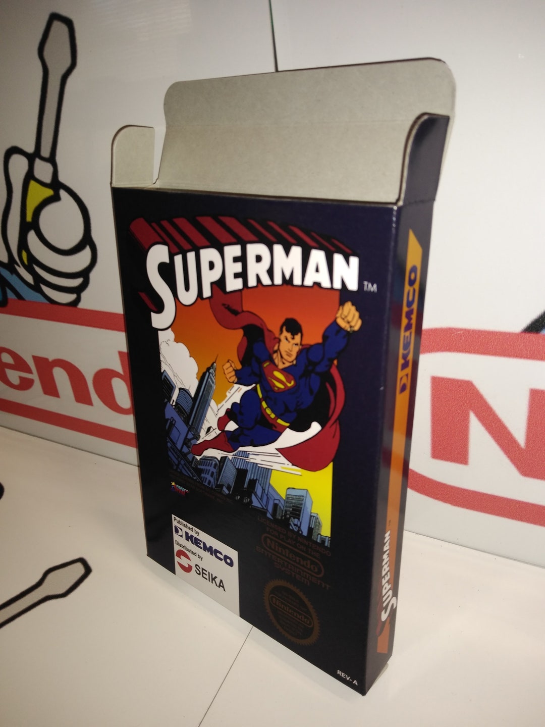 Superman Replacement Box - Nintendo NES - Highest Quality Boxes in the ...
