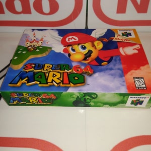 Super Mario 64 Replacement Box - N64 Nintendo 64 - Highest Quality ...