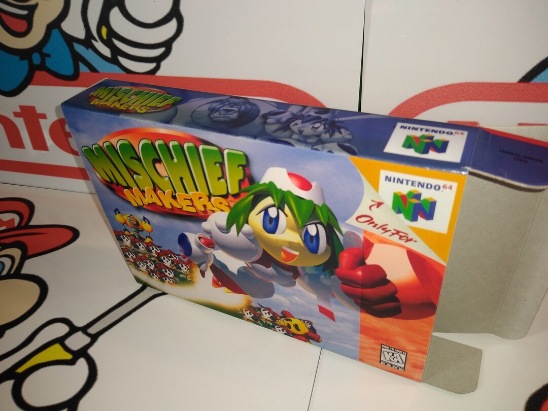 Mischief Makers Replacement Box - N64 Nintendo 64 - Highest Quality ...