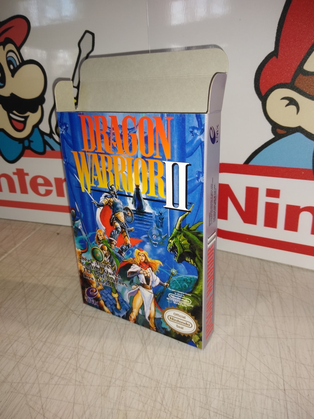 Dragon Warrior 2 II Replacement Box - Dragon Quest Nintendo NES ...