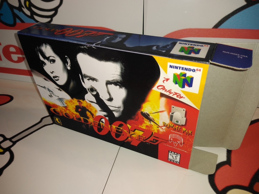 Goldeneye 007 Replacement Box - N64 Nintendo 64 - Highest Quality Boxes ...
