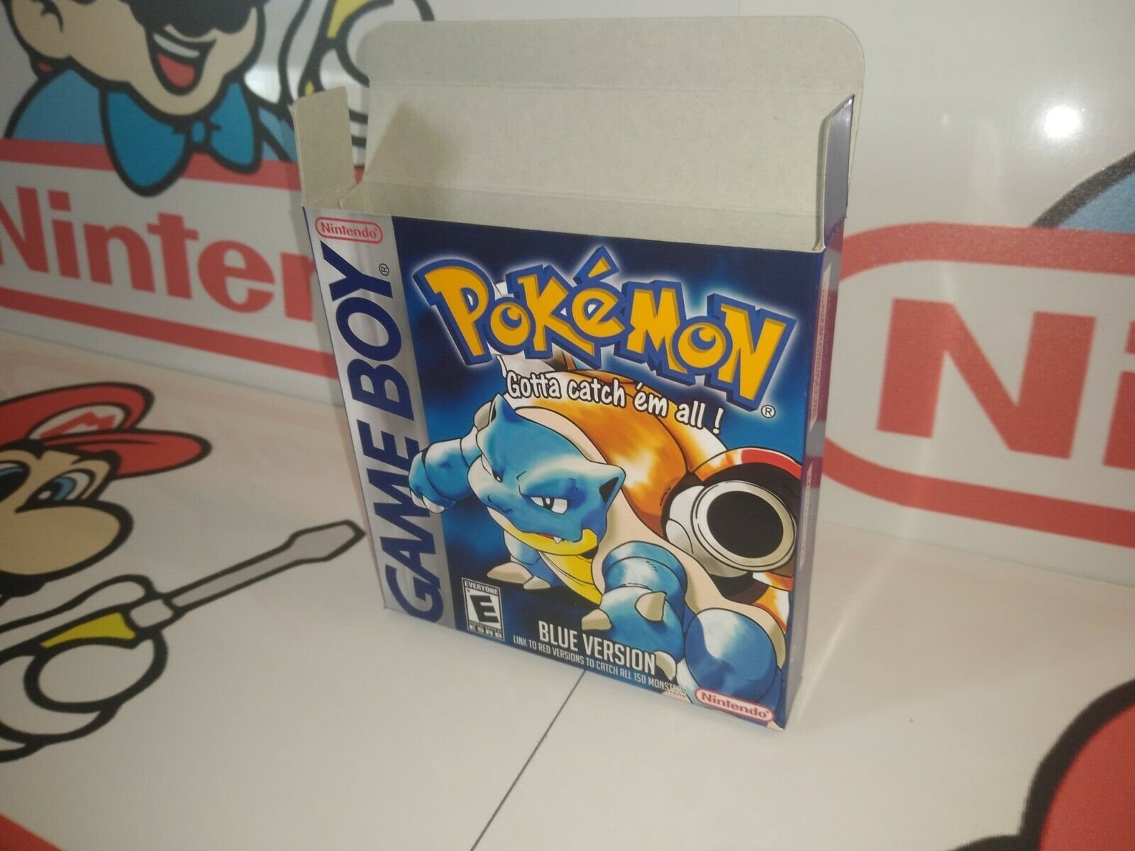 Pokemon Blue Replacement Box Nintendo Game Boy Highest Quality Boxes in ...
