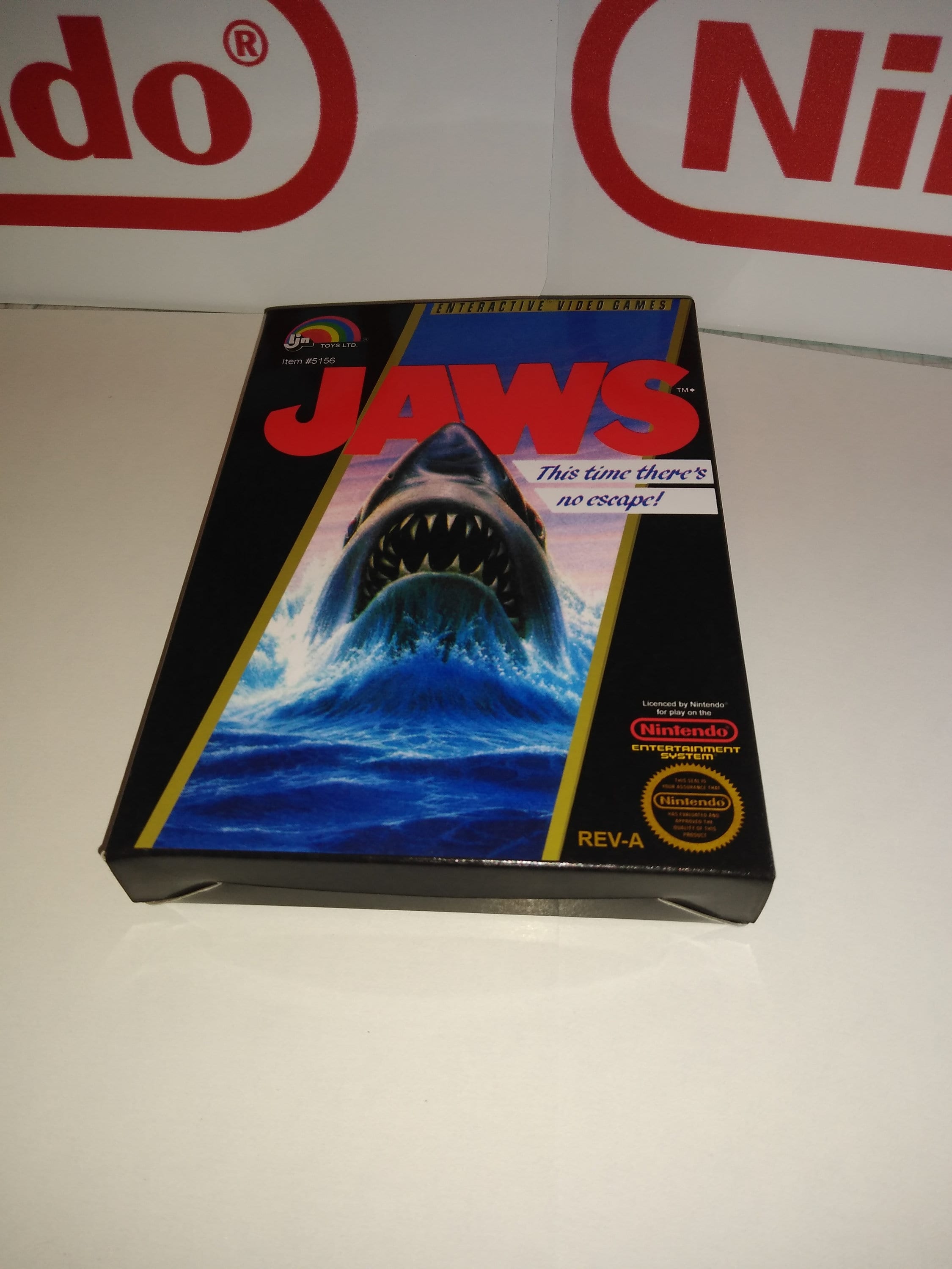 Jaws Replacement Box Nintendo NES Highest Quality Boxes in - Etsy