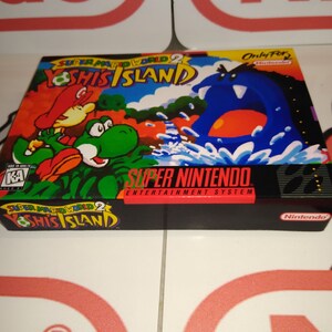 Super Mario World 2 Yoshi's Island Replacement Box - Super Nintendo ...