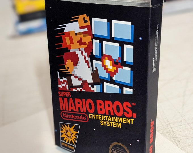 Super Mario Bros. Replacement Box - Nintendo NES - Highest Quality ...