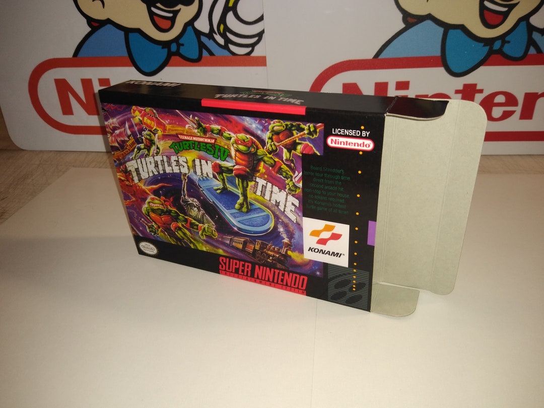 Teenage Mutant Ninja Turtles IV Turtles in Time Replacement Box - Super ...