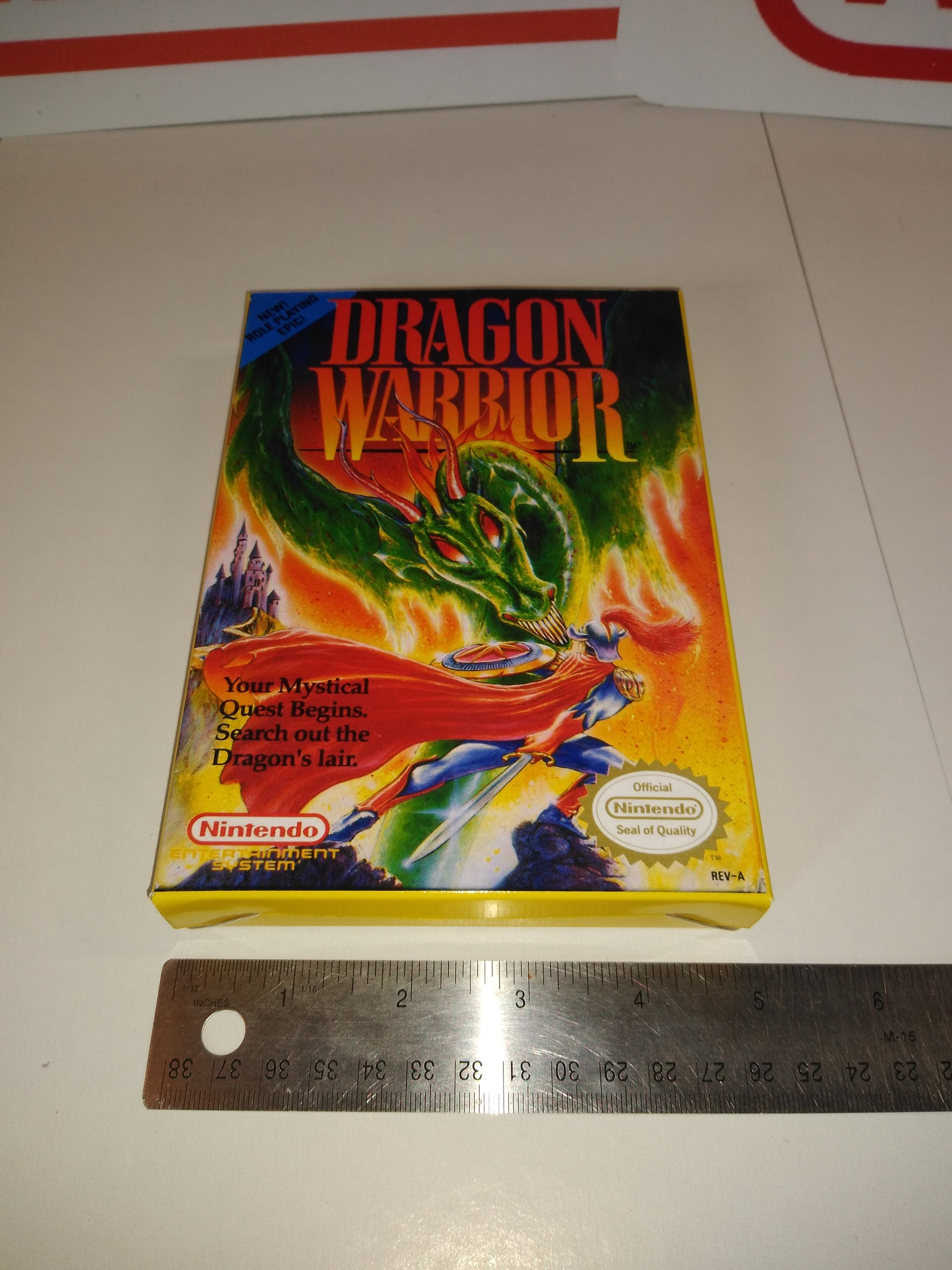 Dragon Warrior Replacement Box Dragon Quest Nintendo NES - Etsy