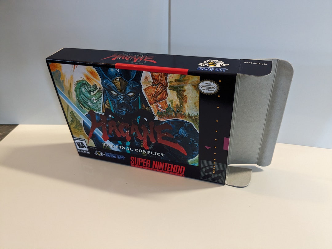 Hagane Replacement Box Super Nintendo SNES Highest Quality Boxes in the World - Etsy