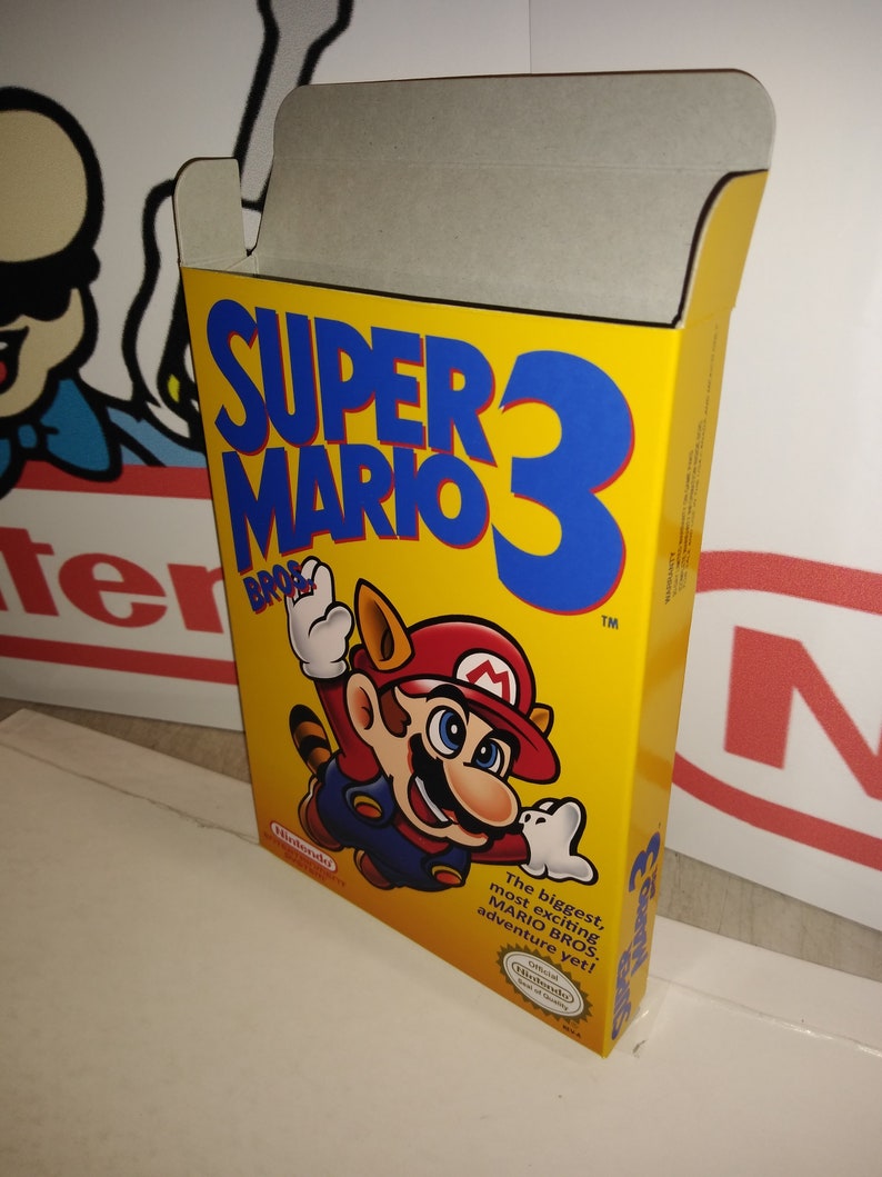Super Mario Bros. 3 Left Variant Replacement Box - Nintendo NES ...