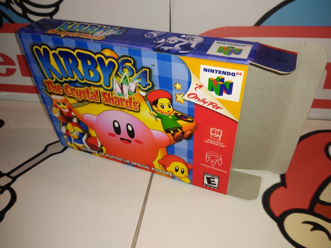 Kirby 64: the Crystal Shards Replacement Box - N64 Nintendo 64 ...