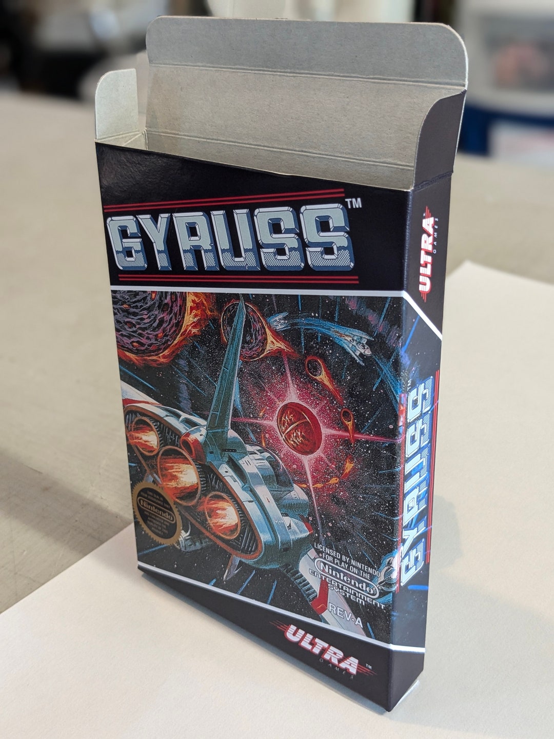 Gyruss Replacement Box - Nintendo NES - Highest Quality Boxes in the ...
