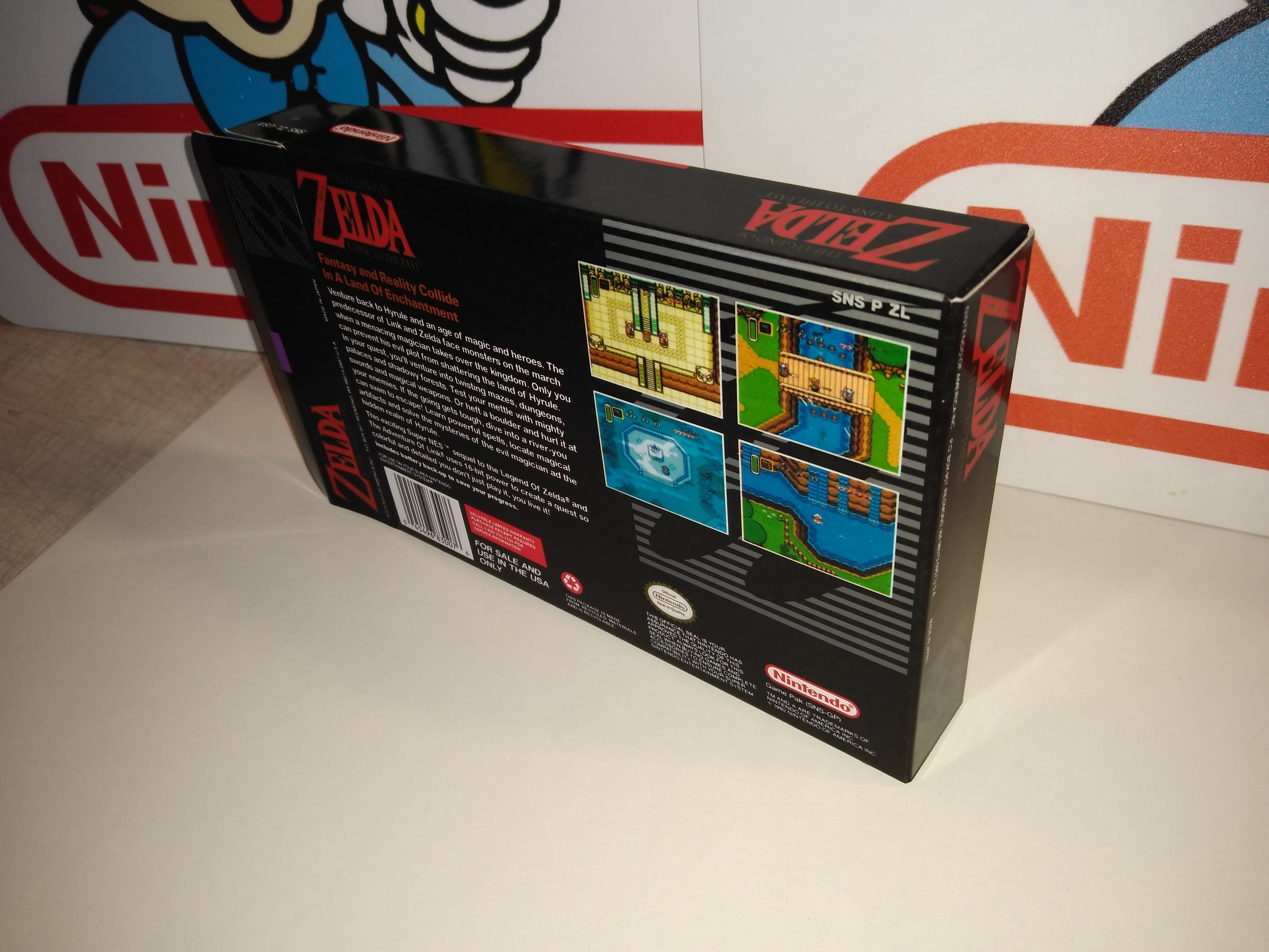 The Legend of Zelda: A Link to the Past Replacement Box - Super ...