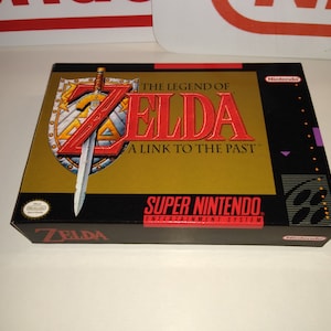 The Legend of Zelda: A Link to the Past Replacement Box - Super ...