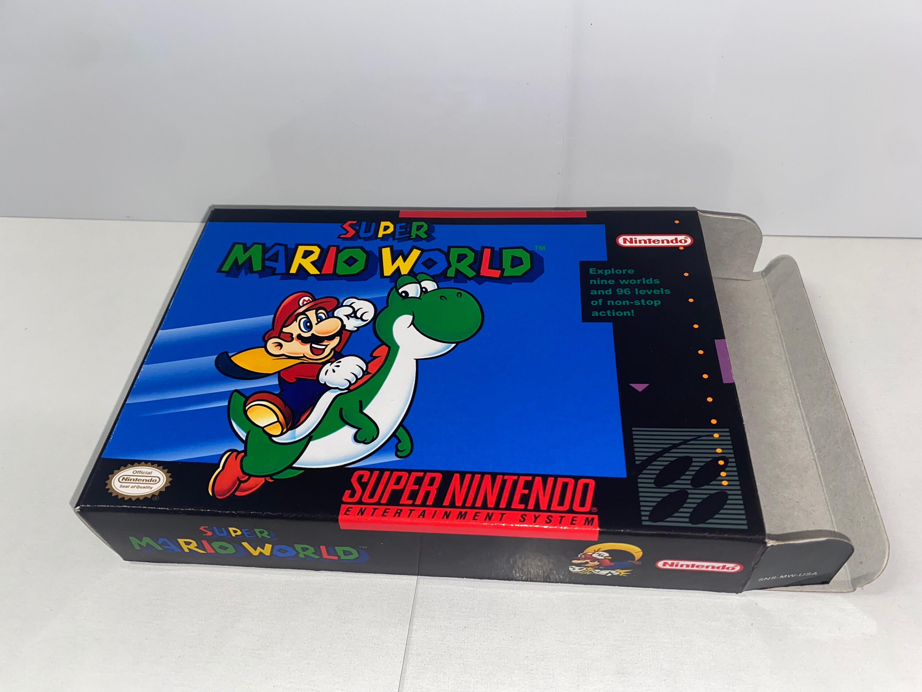 Super Mario World Replacement Box Super Nintendo SNES - Etsy