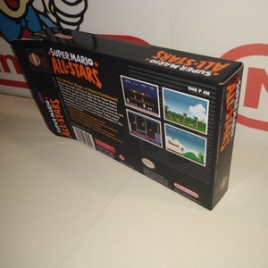 Super Mario All Stars (player's Choice) Replacement Box - Super ...