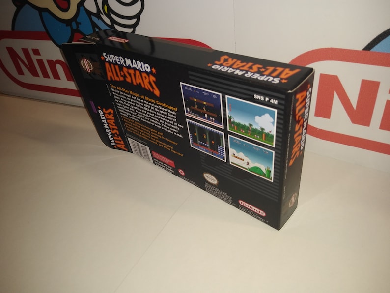 Super Mario All Stars player's Choice Replacement Box - Etsy