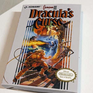 Castlevania III 3 Replacement Box - Nintendo NES - Highest Quality ...