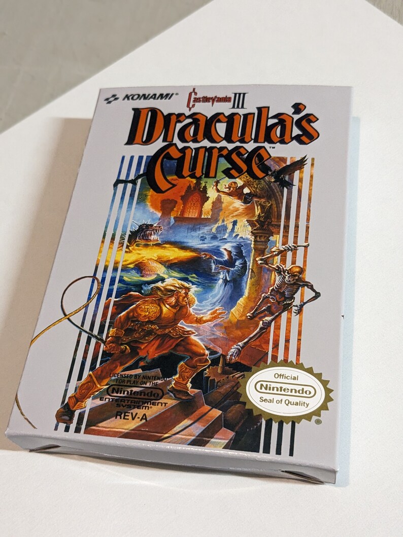 Castlevania III 3 Replacement Box - Nintendo NES - Highest Quality ...