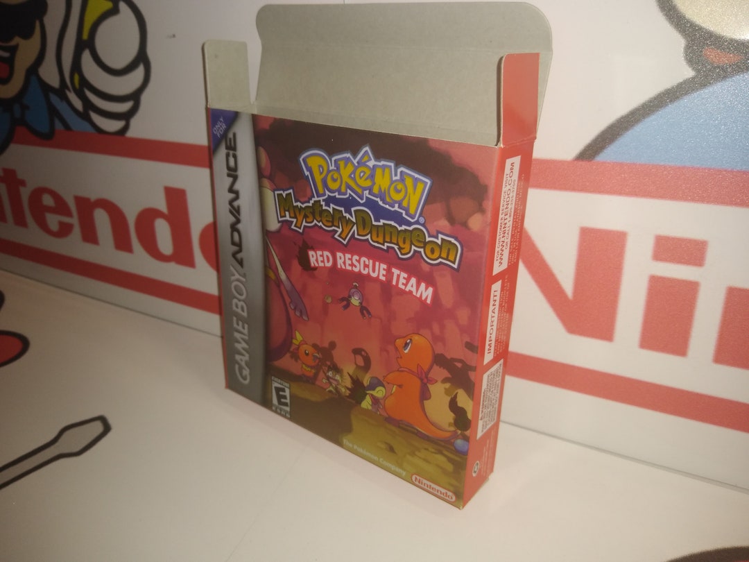 Pokemon Mystery Dungeon Red Rescue Team GBA Replacement Box - Pokémon ...