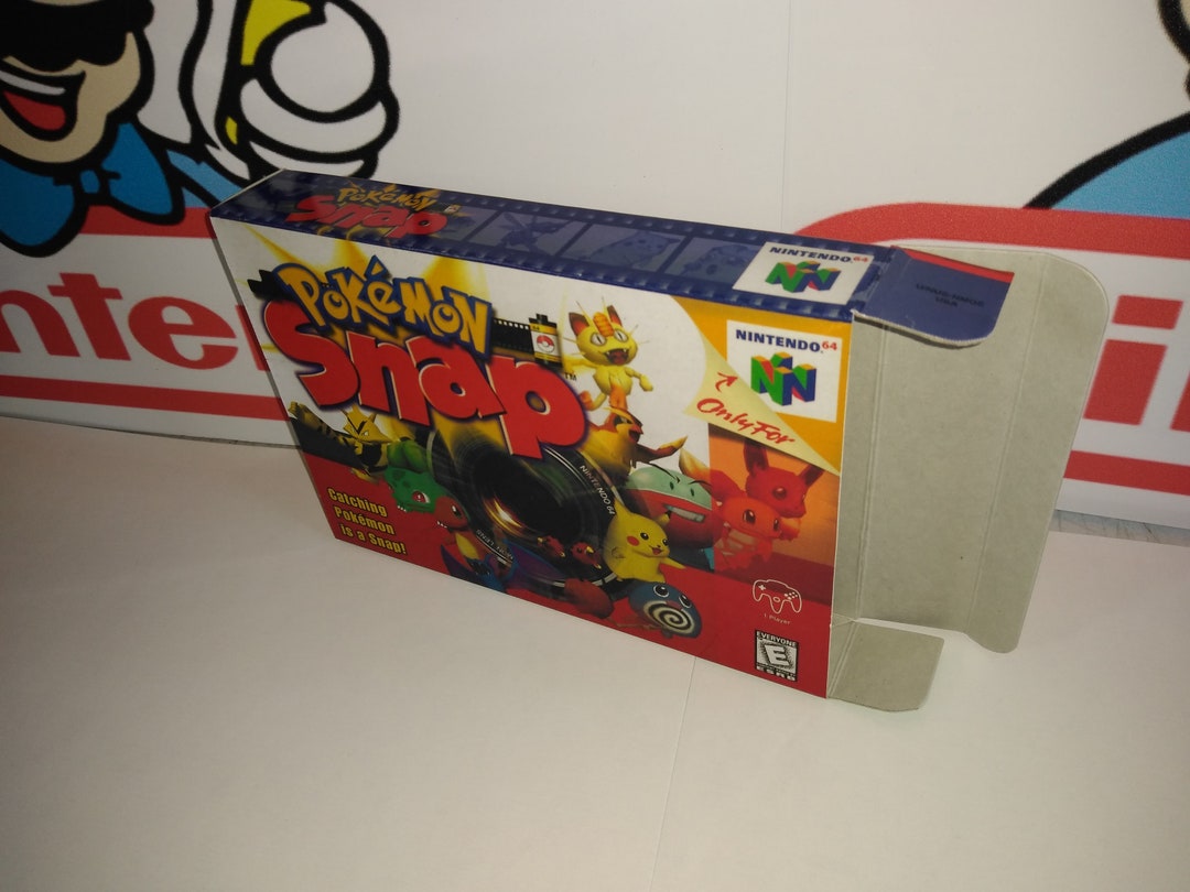 Pokemon Snap Replacement Box - N64 Nintendo 64 - Highest Quality Boxes ...