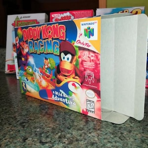 Diddy Kong Racing Replacement Box - N64 Nintendo 64 - Highest Quality ...
