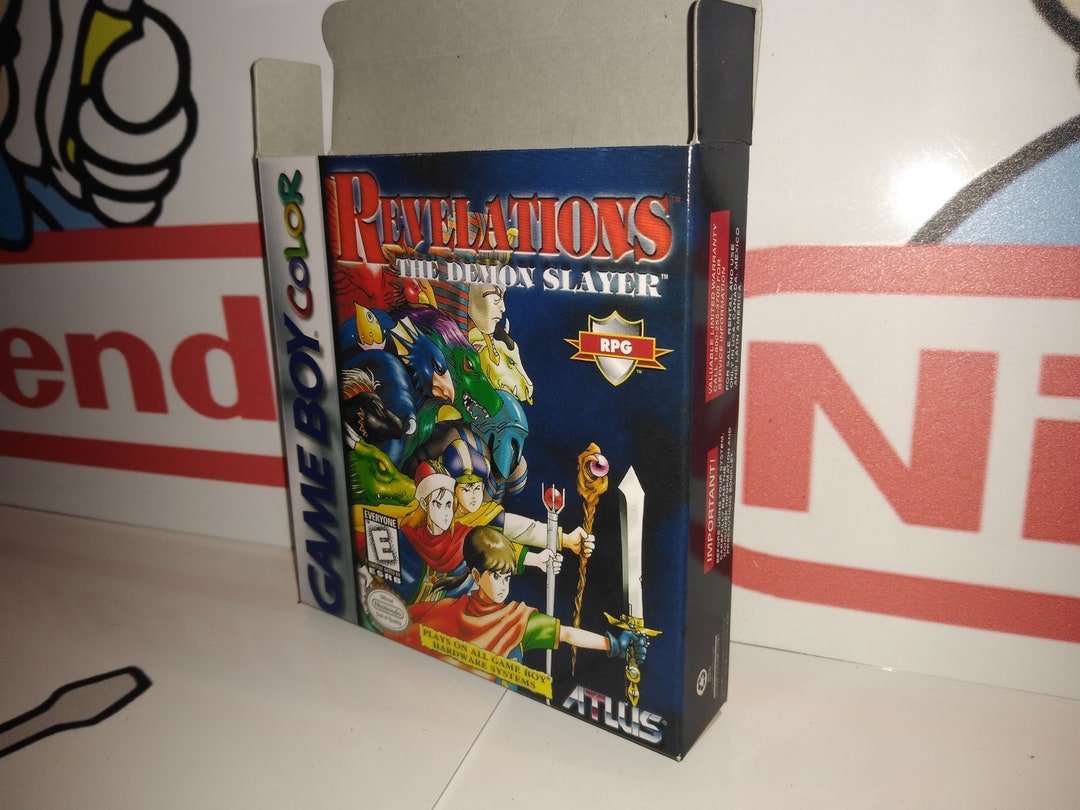 Revelations: Demon Slayer Replacement Box - Nintendo Game Boy - Highest ...