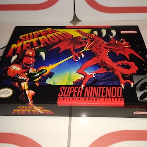 Super Metroid Replacement Box - Super Nintendo SNES - Highest Quality ...