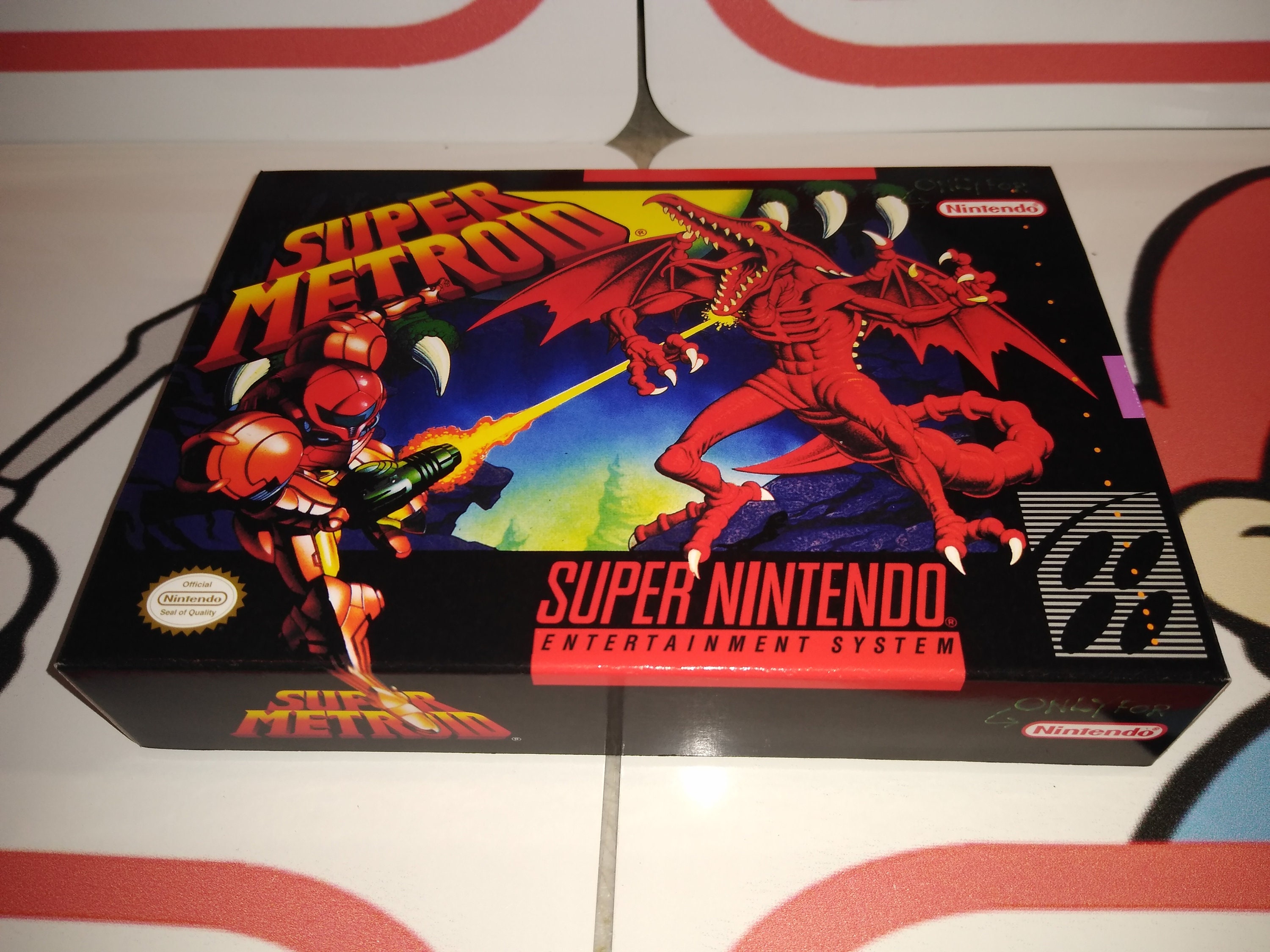 Super Metroid Replacement Box - Super Nintendo SNES - Highest Quality ...