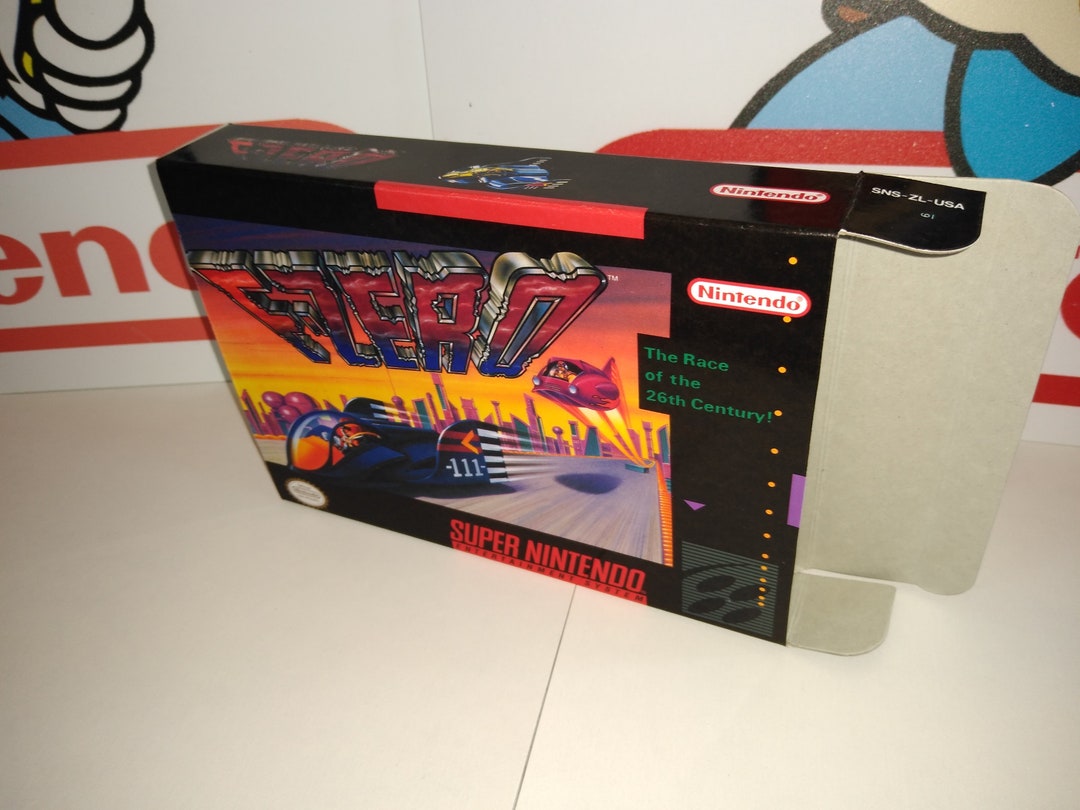 F-zero Replacement Box - Super Nintendo SNES - Highest Quality Boxes in ...