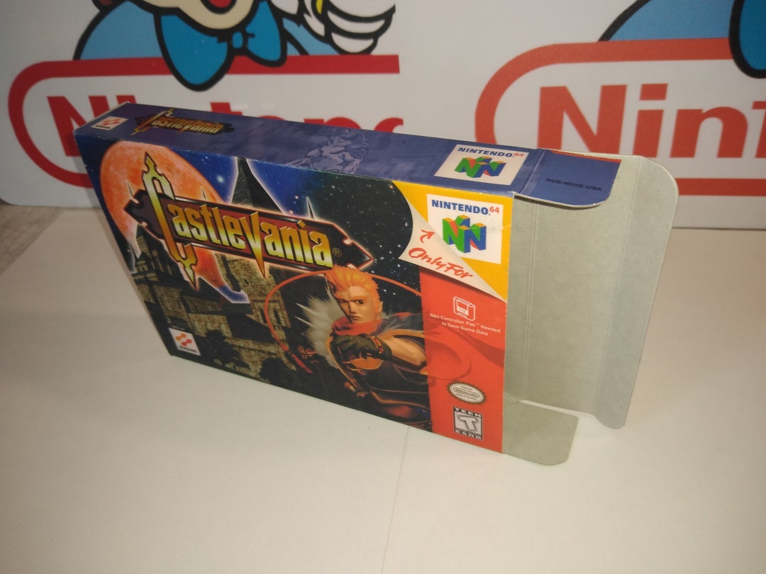 Castlevania N64 Replacement Box - N64 Nintendo 64 - Highest Quality ...