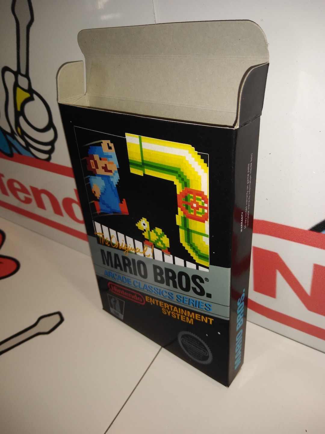 Mario Bros. Arcade Classics Series Replacement Box - Nintendo NES ...