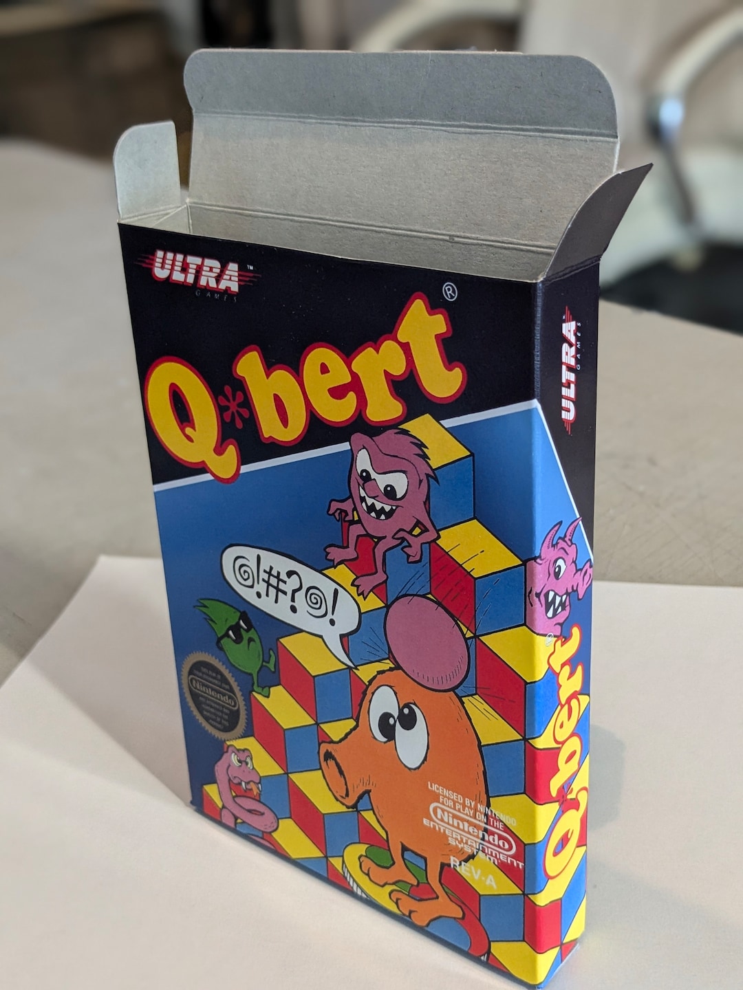 Q*bert Replacement Box - Qbert Nintendo NES - Highest Quality Boxes in ...