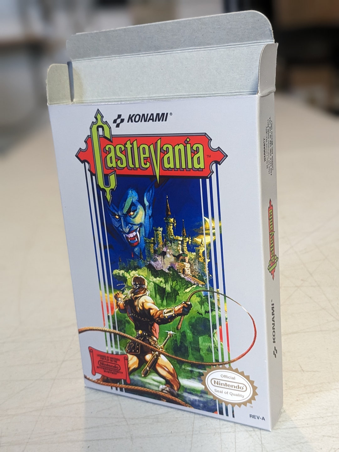 Castlevania Replacement Box - Nintendo NES - Highest Quality Boxes in ...