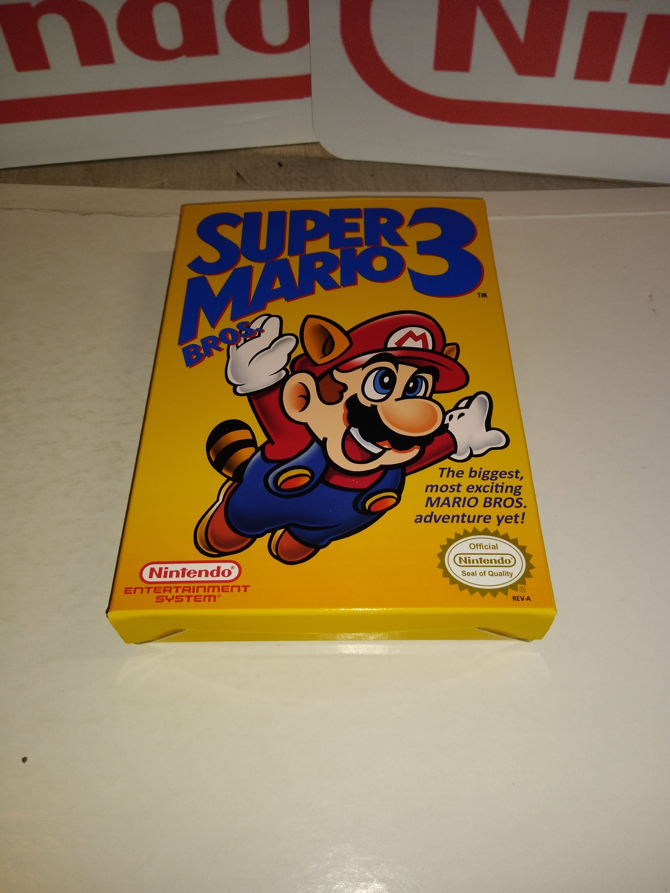 Super Mario Bros. 3 Left Variant Replacement Box - Nintendo NES ...