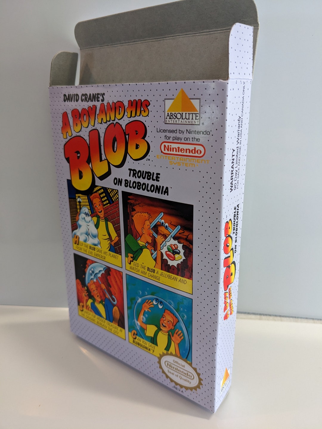 A Boy and His Blob: Trouble on Blobolonia Replacement Box - Nintendo ...