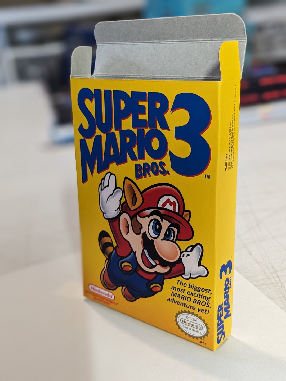 Super Mario Bros. 3 Replacement Box - Nintendo NES - Highest Quality ...