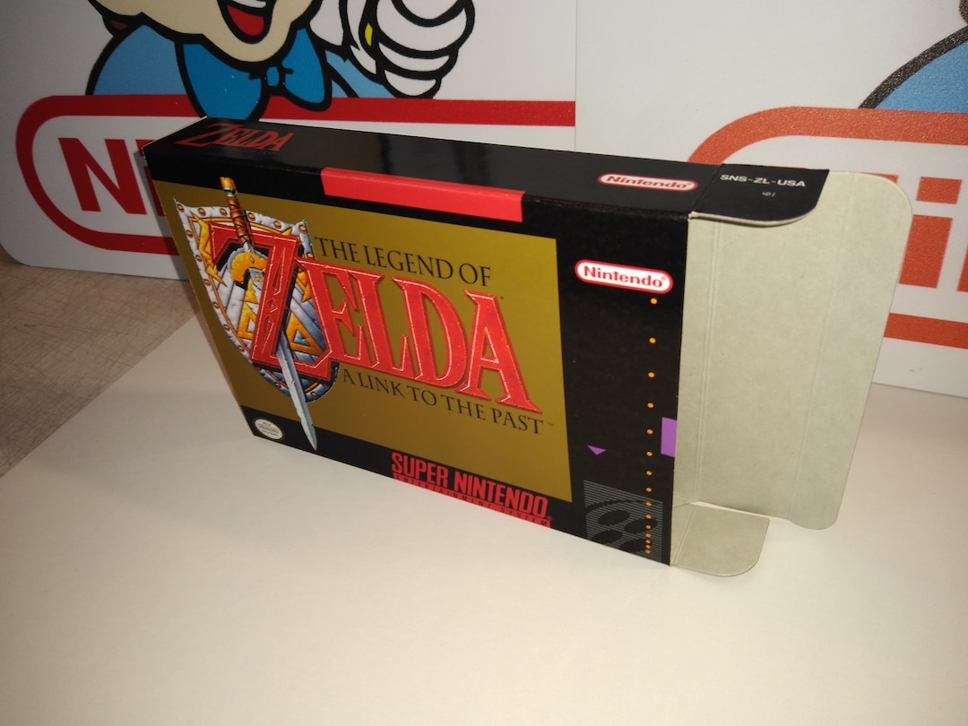 The Legend of Zelda: A Link to the Past Replacement Box - Super ...