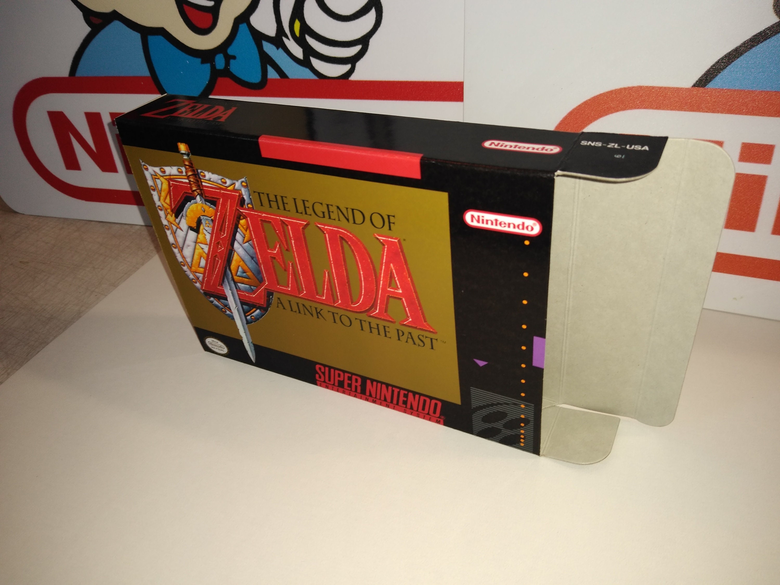 The Legend of Zelda: A Link to the Past Replacement Box - Super ...