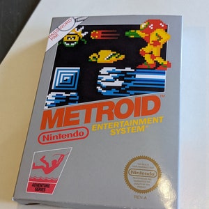 Metroid Replacement Box - Nintendo NES - Highest Quality Boxes in the ...