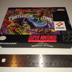 Teenage Mutant Ninja Turtles IV Turtles in Time Replacement Box - Super ...