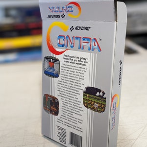 Contra Replacement Box - Nintendo NES - Highest Quality Boxes in the ...