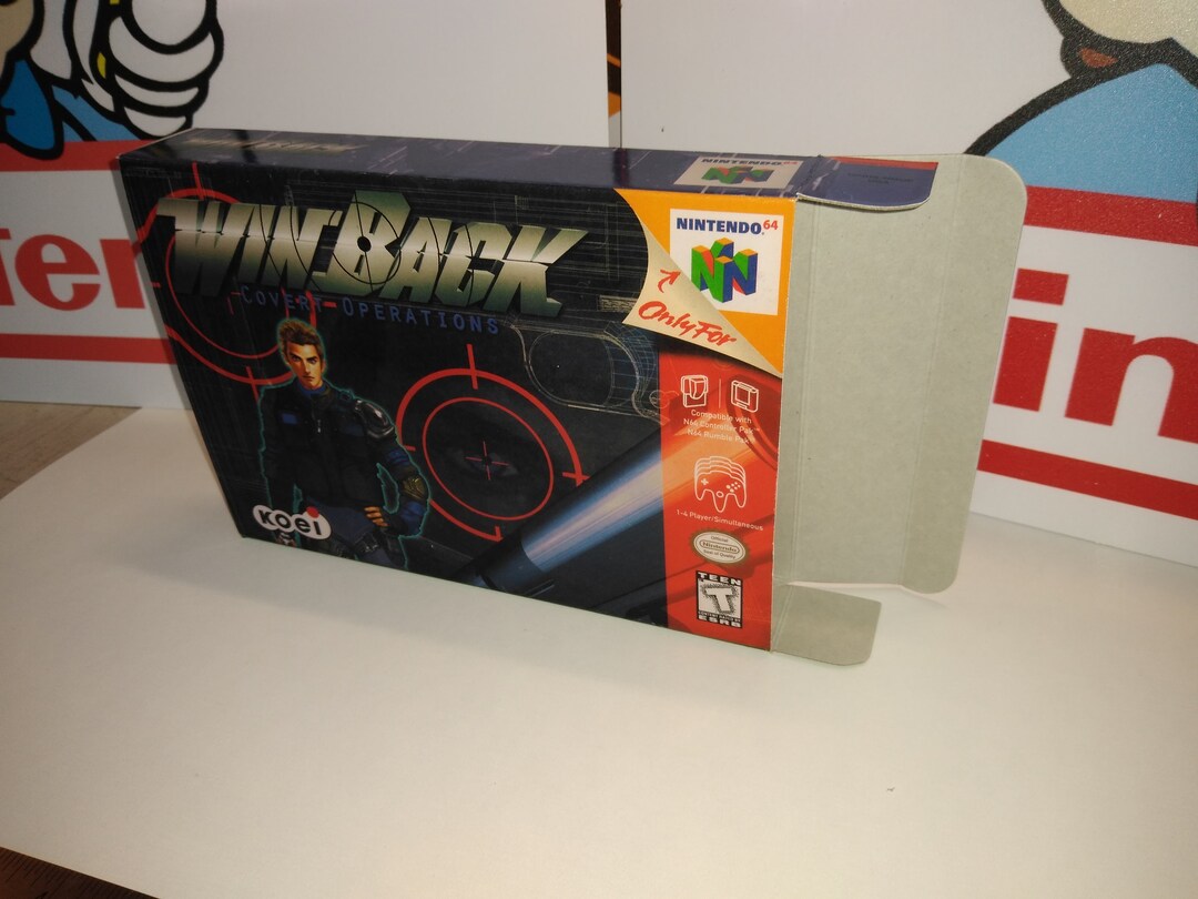 Winback Replacement Box - Win Back N64 Nintendo 64 - Highest Quality ...