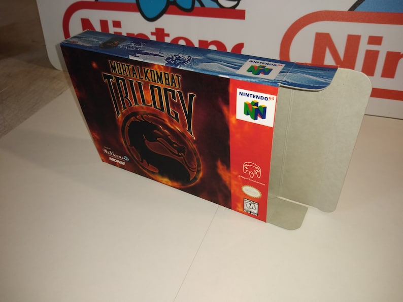 Mortal Kombat Trilogy Replacement Box - N64 Nintendo 64 - Highest ...