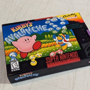 Kirby's Avalanche Replacement Box - Super Nintendo SNES - Highest ...