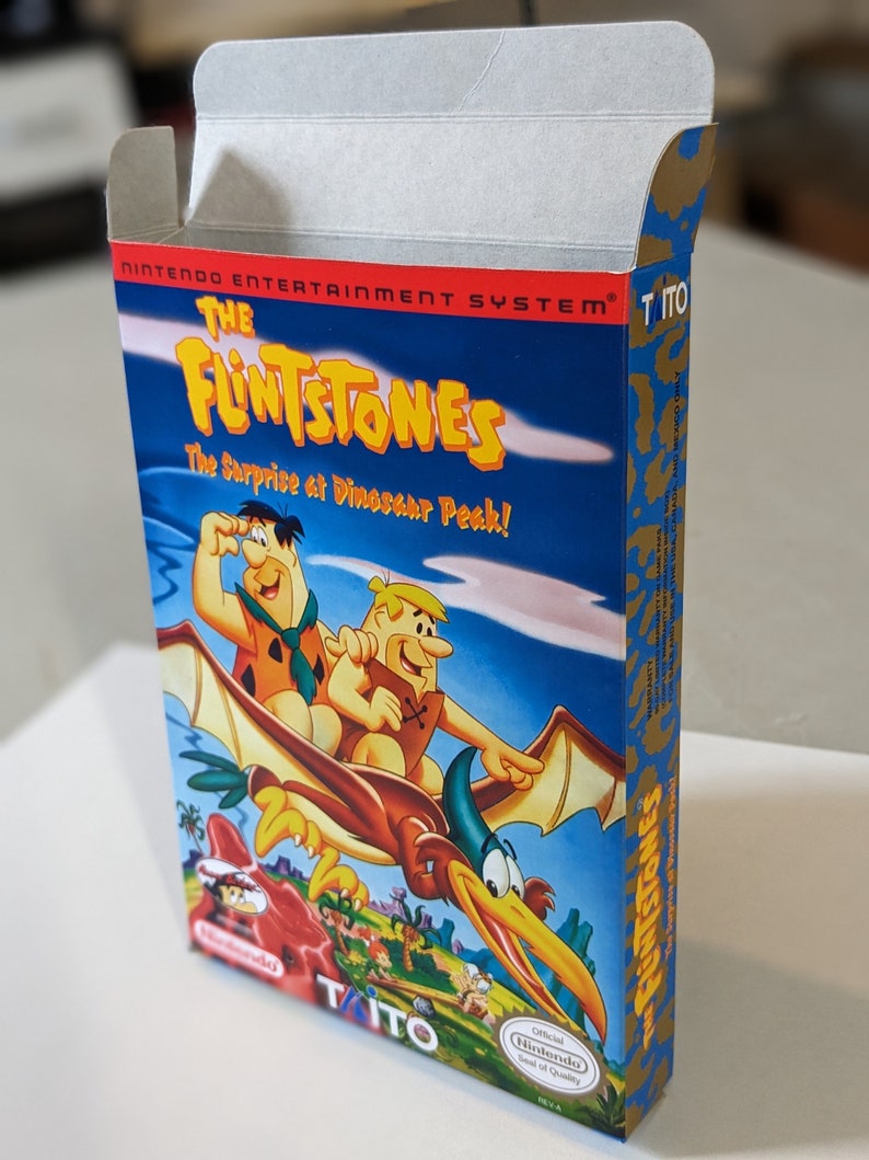 The Flintstones: Surprise at Dinosaur Peak Replacement Box - Nintendo ...